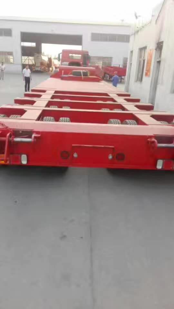 Supro Trailer- 4 lines 8 axles low bed trailer, multi axle lowboy ...