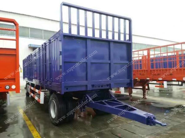 Supro Trailer- Small Full Trailer, Sidedrop trailer, Two axle trailer