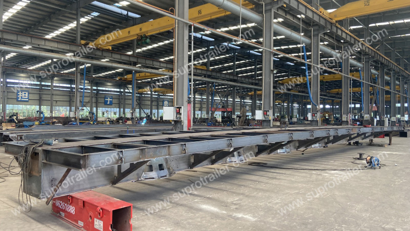 Supro Trailer - 70m length extendable trailer for windmill blade transport