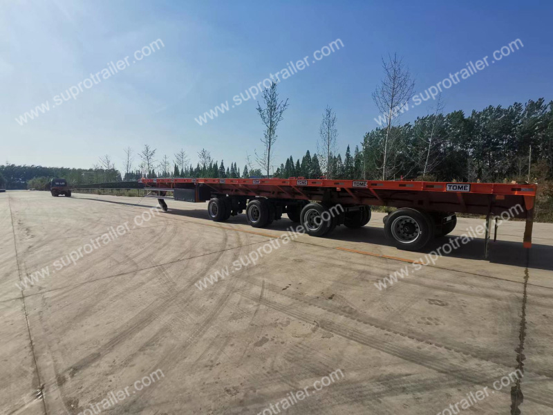 Supro Trailer - 70m length extendable trailer for windmill blade transport