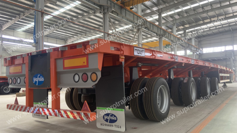 Supro Trailer - 70m length extendable trailer for windmill blade transport