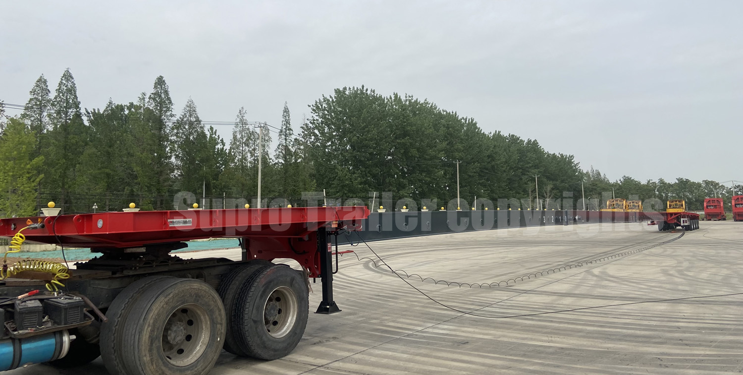 Supro Trailer - Hydraulic multi axles trailer specifications